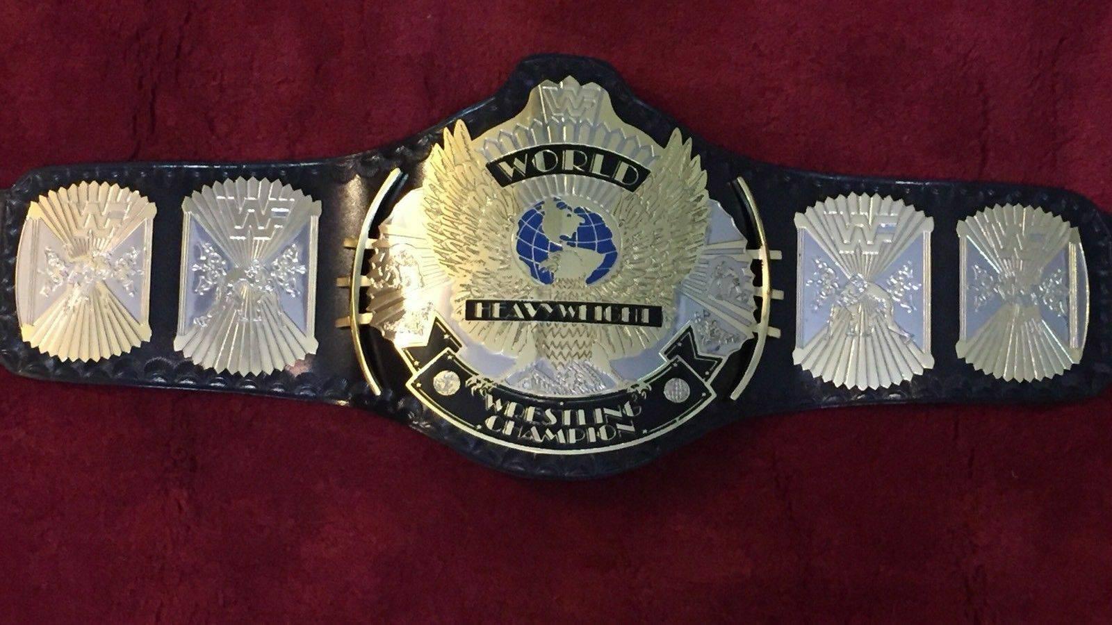 WWF WINGED EAGLE DUAL PLATED Brass Championship Belt - Ultra Power Wrestling Belts